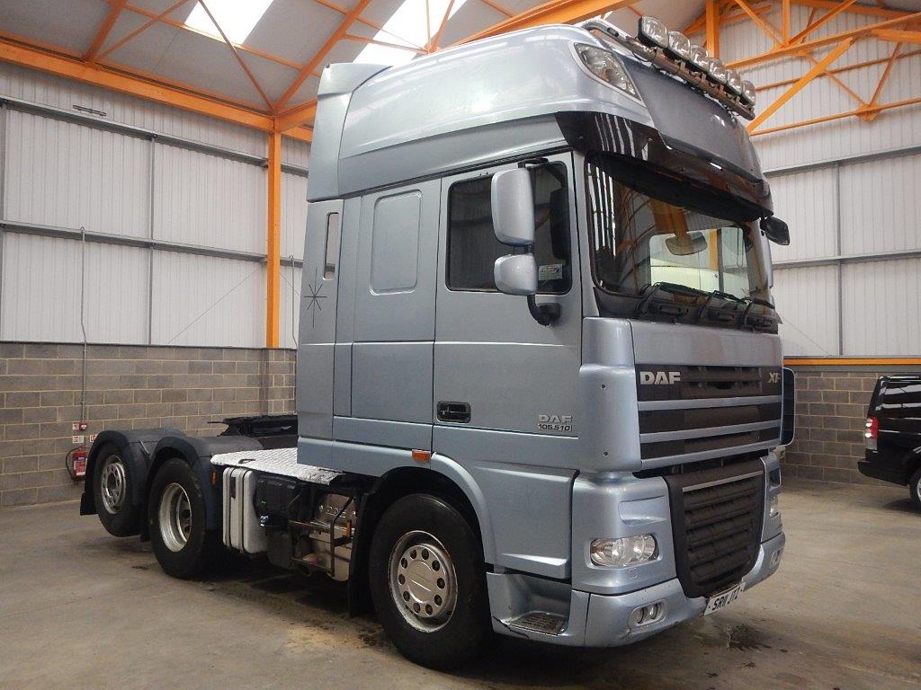DAF XF105 510 SUPER SPACE EURO 5 6 X 2 TAG AXLE TRACTOR UNIT - 2011 ...