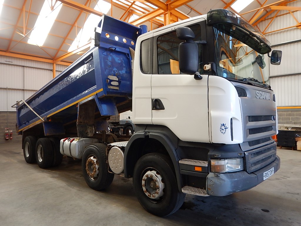 SCANIA R420 8 X 4 STEEL MUCKSHIFT TIPPER - 2008 - RX57 DHF - Walker ...