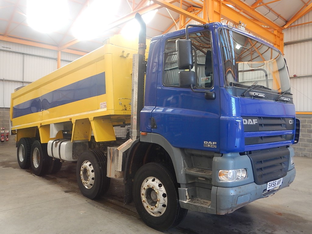 DAF CF85 8 X 4 ALUMINIUM INSULATED TIPPER – 2006 - SV56 AWY - Walker ...