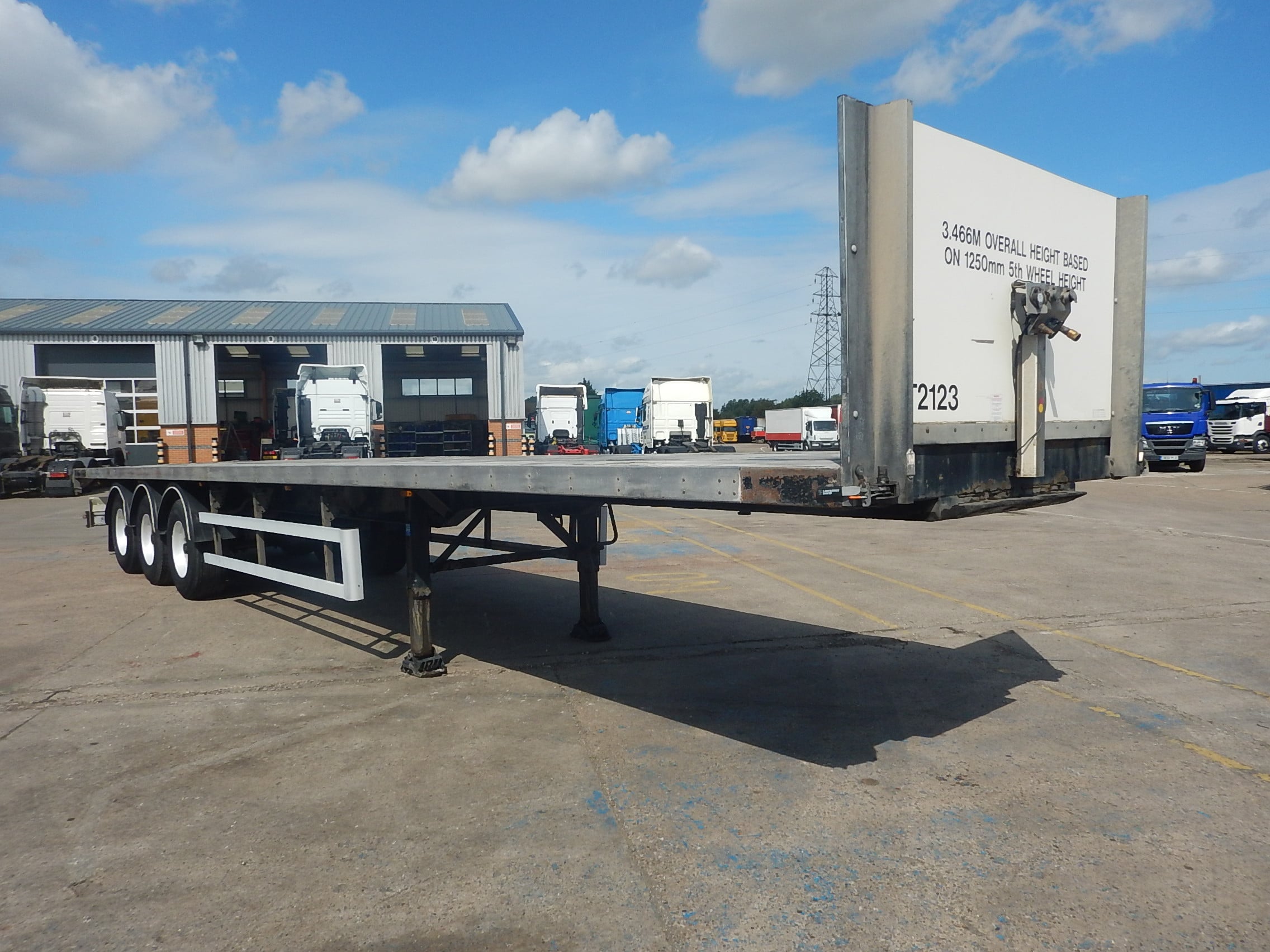 SDC 44FT FLATBED TRAILER - 2008 - C257033 - Walker Movements