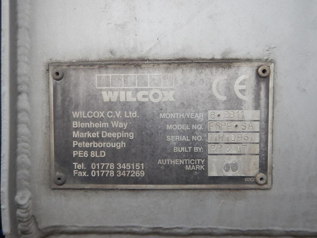 WILCOX 65 CU YD PLANK SIDED BULK TIPPING TRAILER - 2012 - C325873 ...