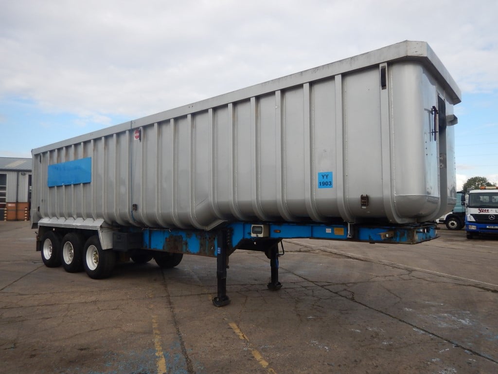 WILCOX 72 CU-YD ALUMINIUM BULK TIPPING TRAILER - 2005 - C189152 ...