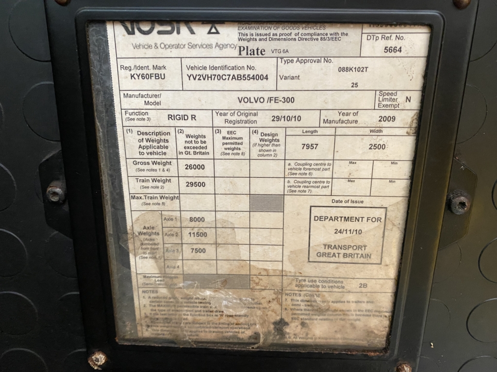VOLVO FM12 DRAWBAR SPEC 6X2 FLATBED - 2005 - PO55 LEJ - Walker Movements