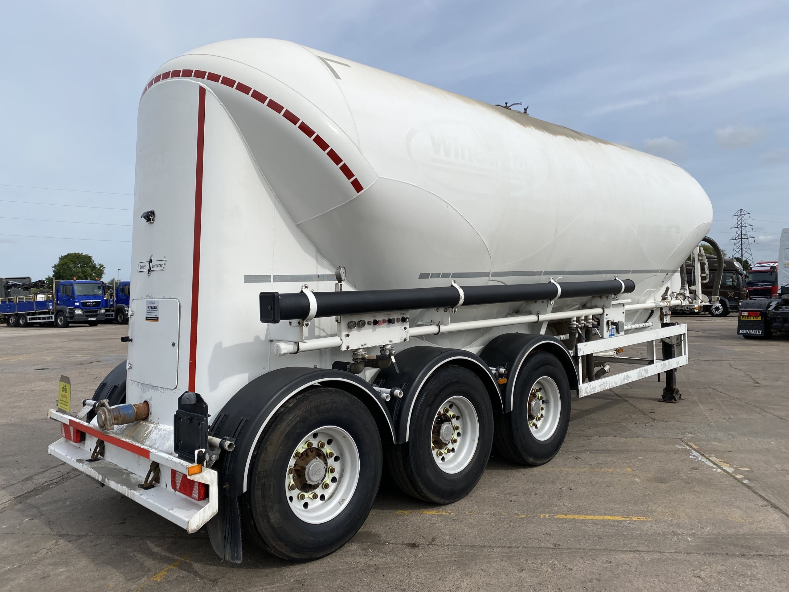 SPITZER EUROVRAC 37,000 LITRE CEMENT TANKER/BLOWER TRAILER - 2012 ...