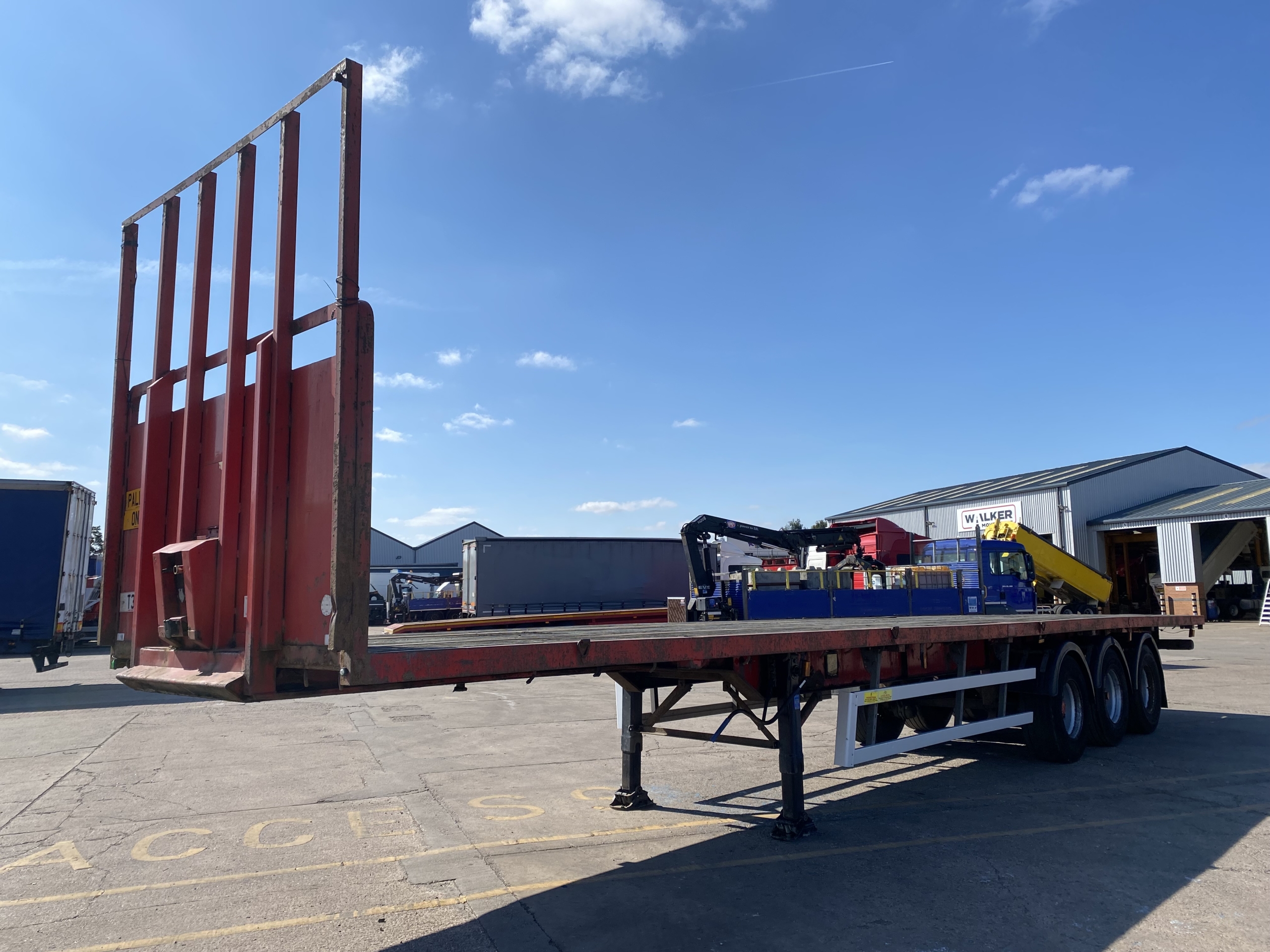 CARTWRIGHT 44FT FLATBED TRAILER - 2001 - C068793 - Walker Movements