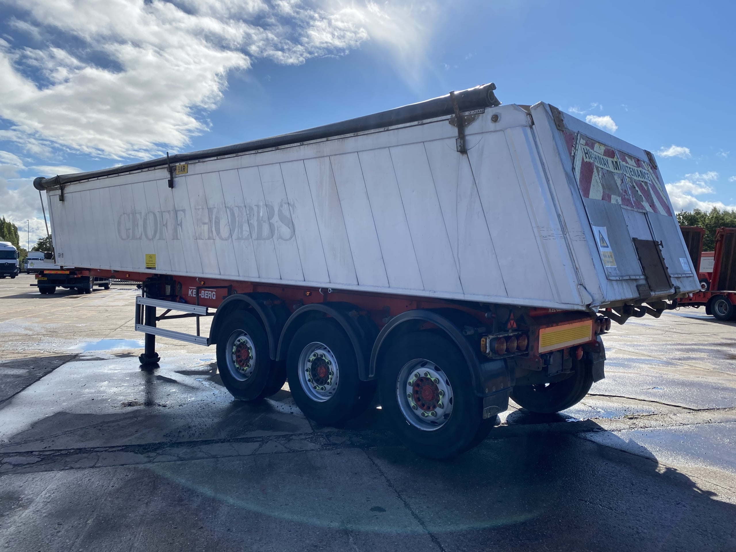 KELBERG ALUMINIUM AGGREGATE TIPPING TRAILER - 2005 - C198389 - Walker ...