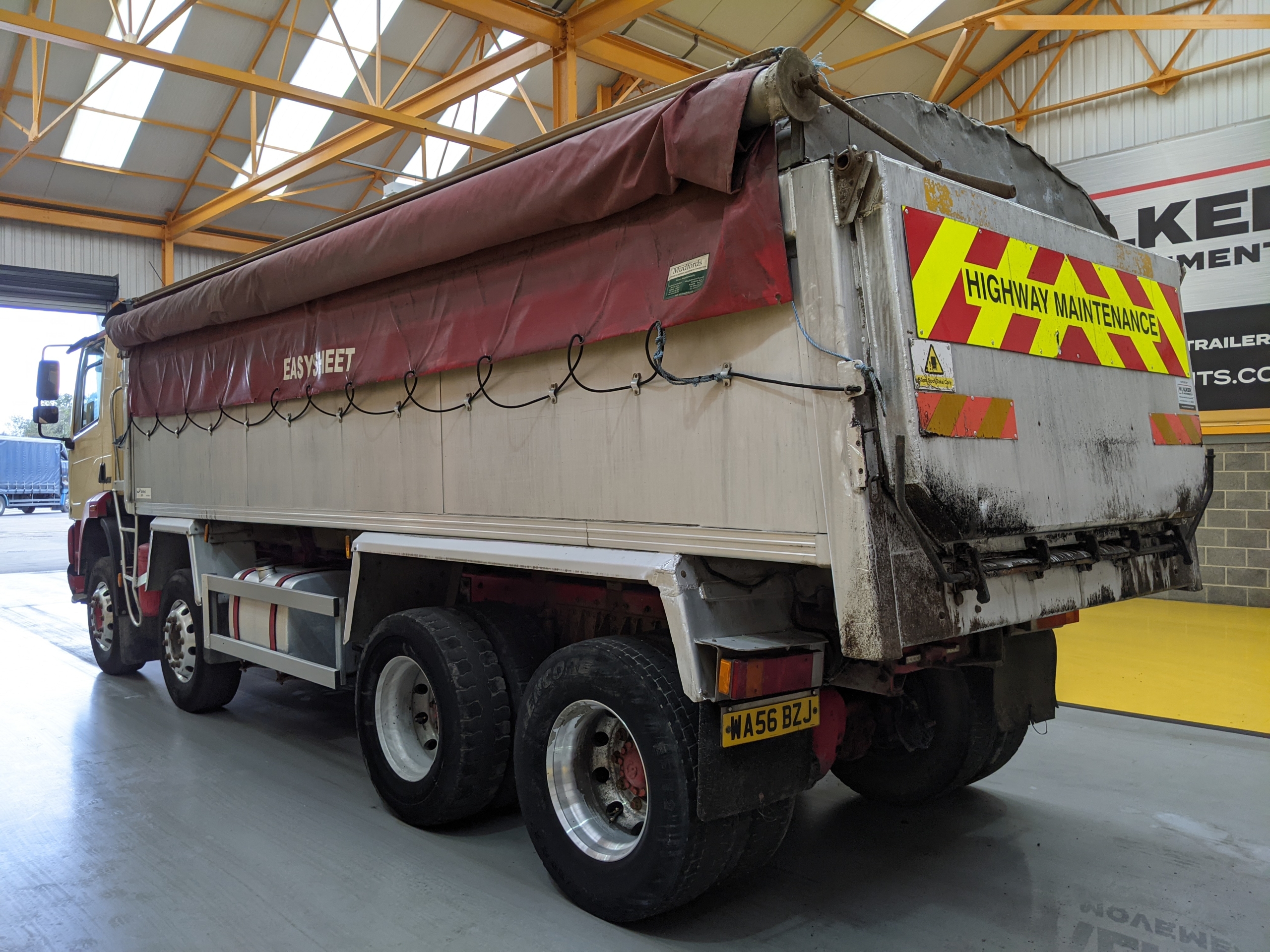 FODEN ALPHA 8X4 ALUMINIUM INSULATED TIPPER - 2006 - WA56 BZJ - Walker ...