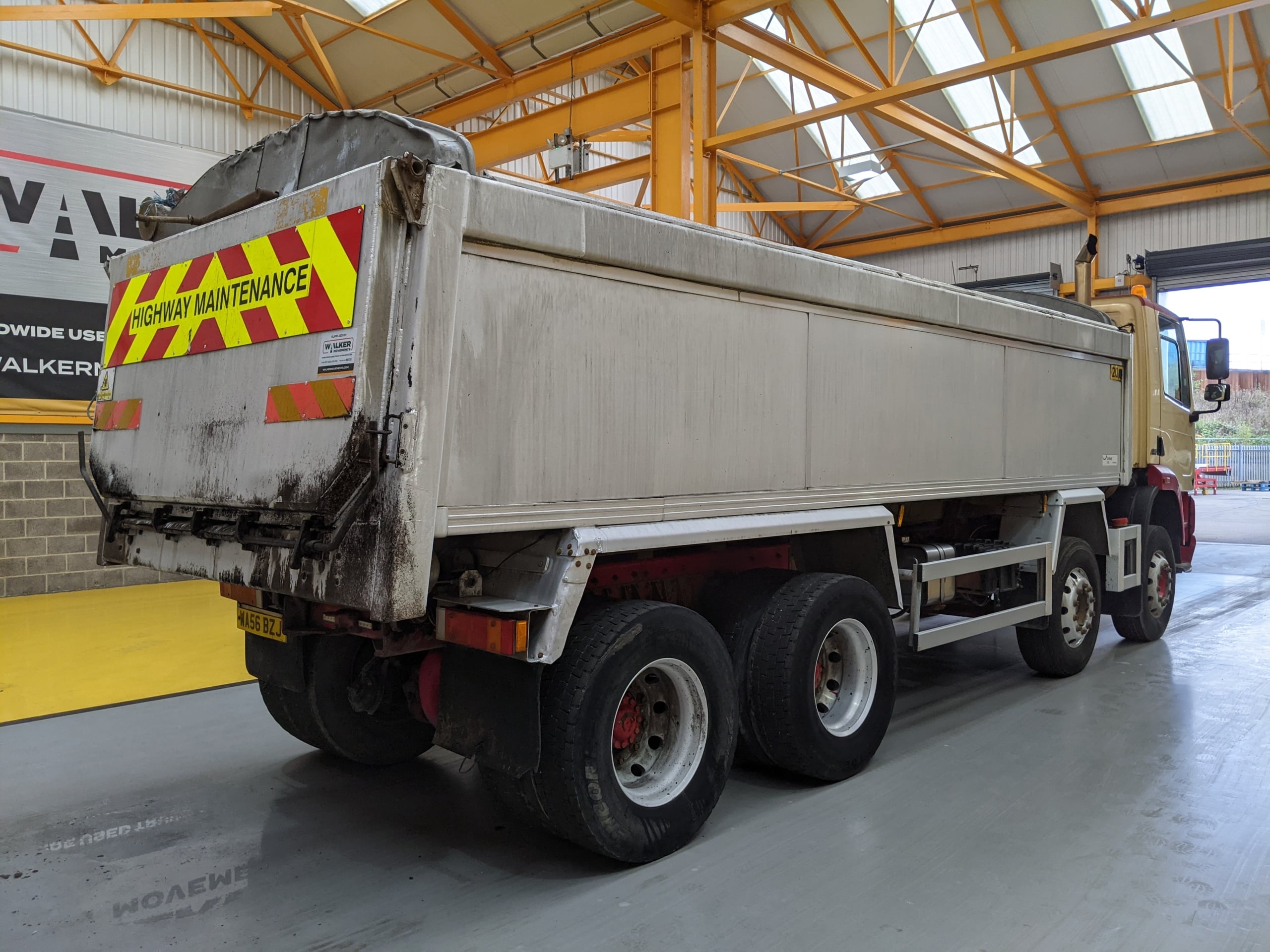 FODEN ALPHA 8X4 ALUMINIUM INSULATED TIPPER - 2006 - WA56 BZJ - Walker ...