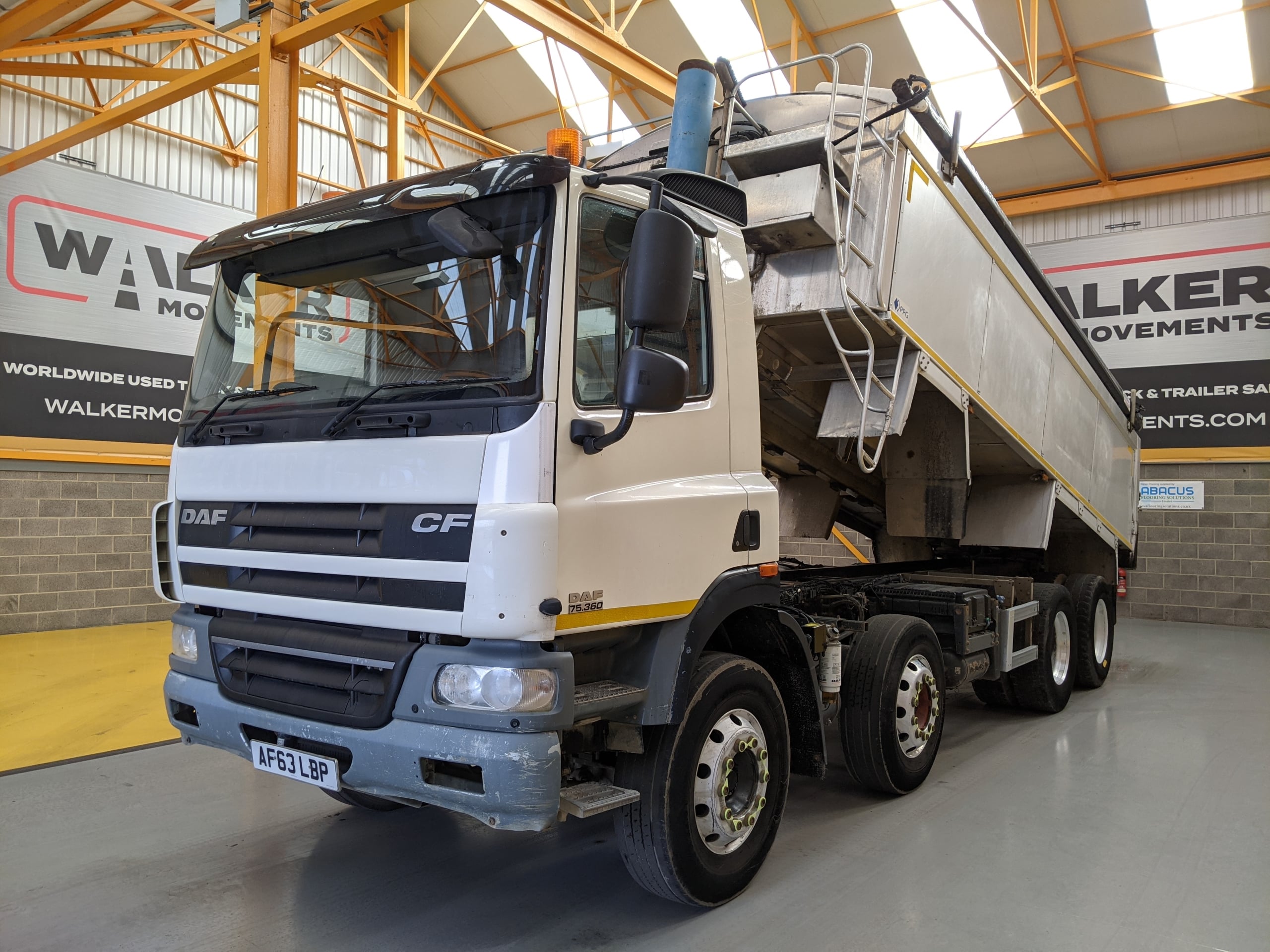 DAF CF75 8X4 EURO 5 ALUMINIUM INSULATED TIPPER - 2013 - AF63 LBP ...