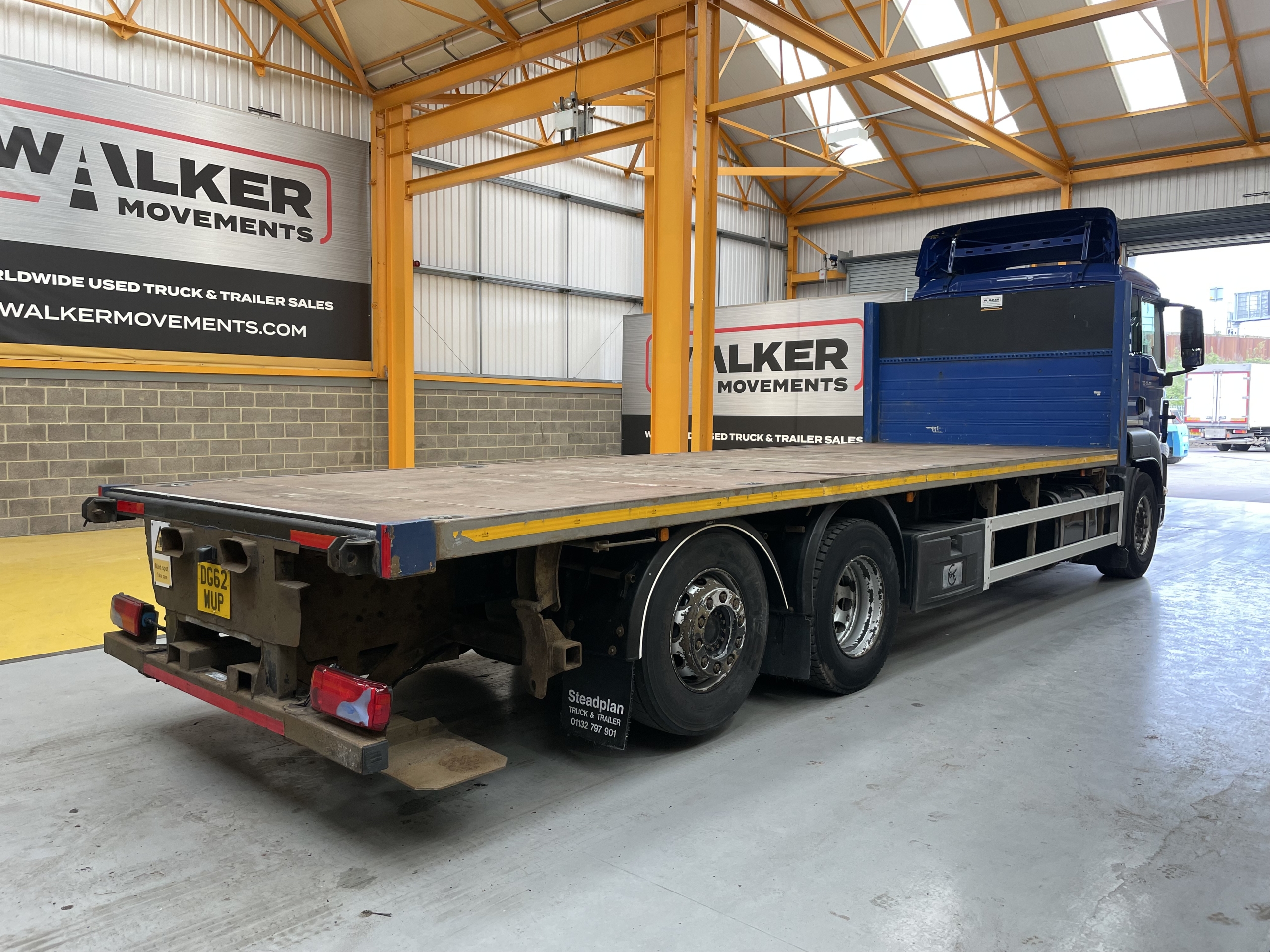 MAN TGS 26.360 (SCR) 6X2 26 TONNE DRAWBAR SPEC FLATBED - 2012 - DG62 ...