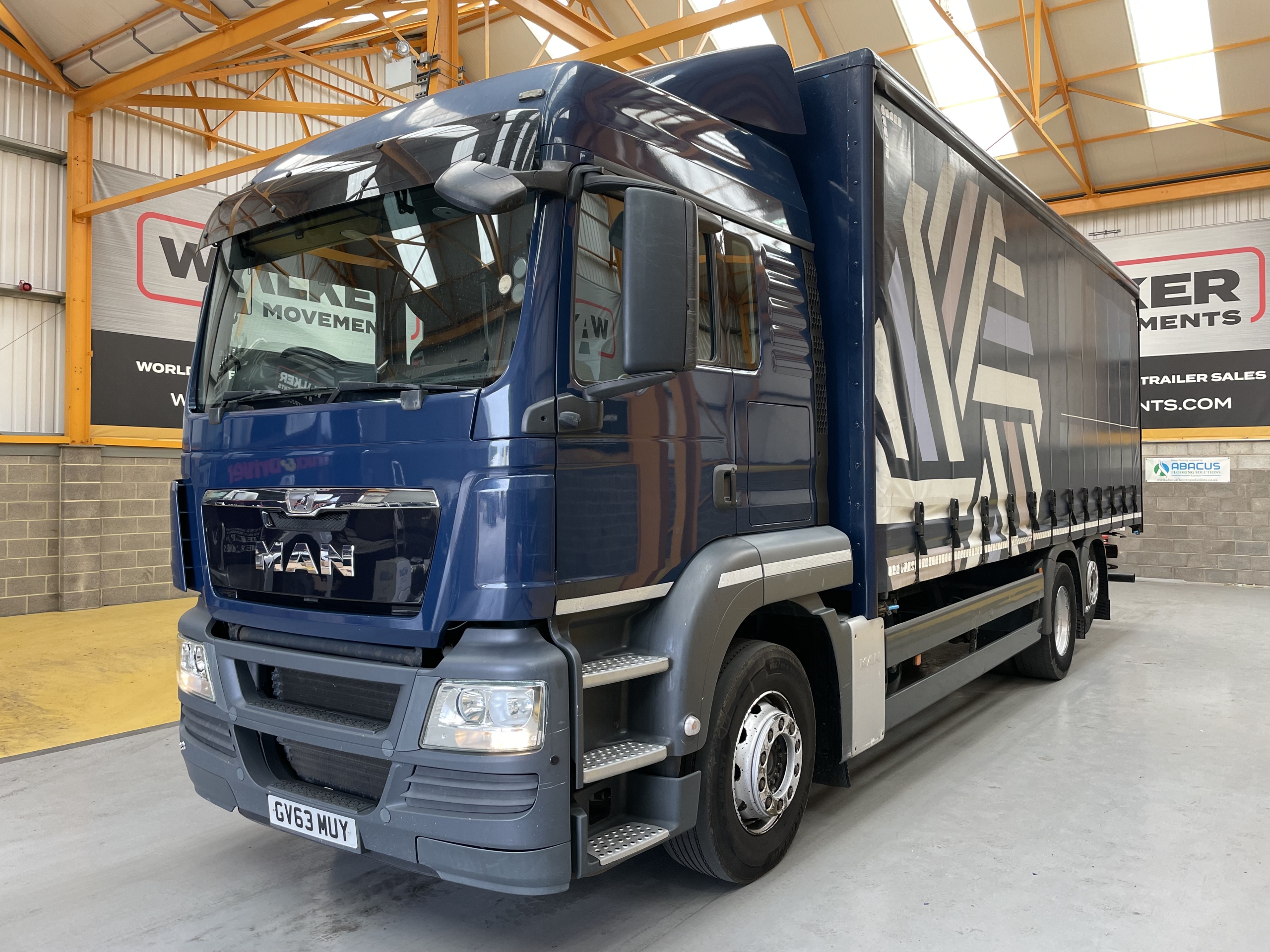 MAN TGS 26.320, 6X2 DRAWBAR SPEC CURTAINSIDER – 2013 – GV63 MUY ...