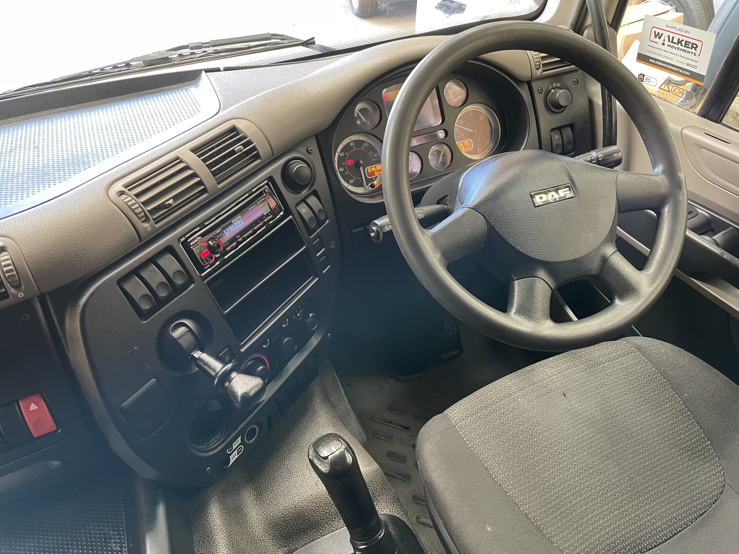 DAF CF65 EURO 5, 4X2 18 TONNE BOX - 2013 - YJ63 ZCE - Walker Movements