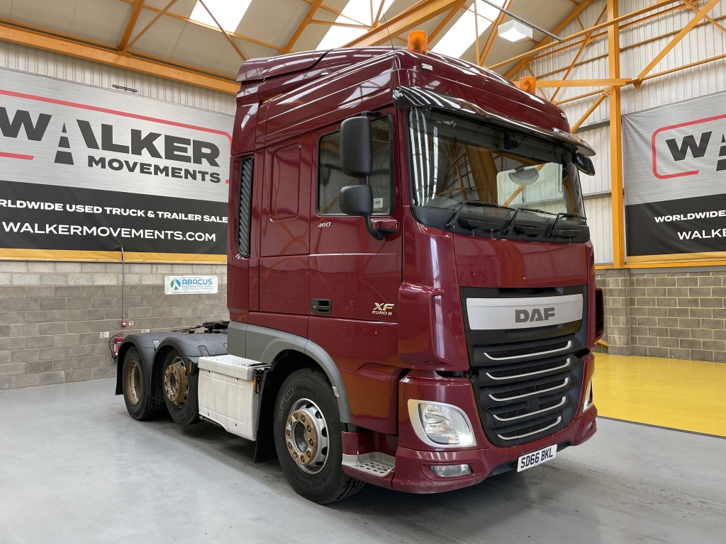DAF XF106 *EURO 6* 6X2 TRACTOR UNIT - 2016 - SD66 BKL - Walker Movements