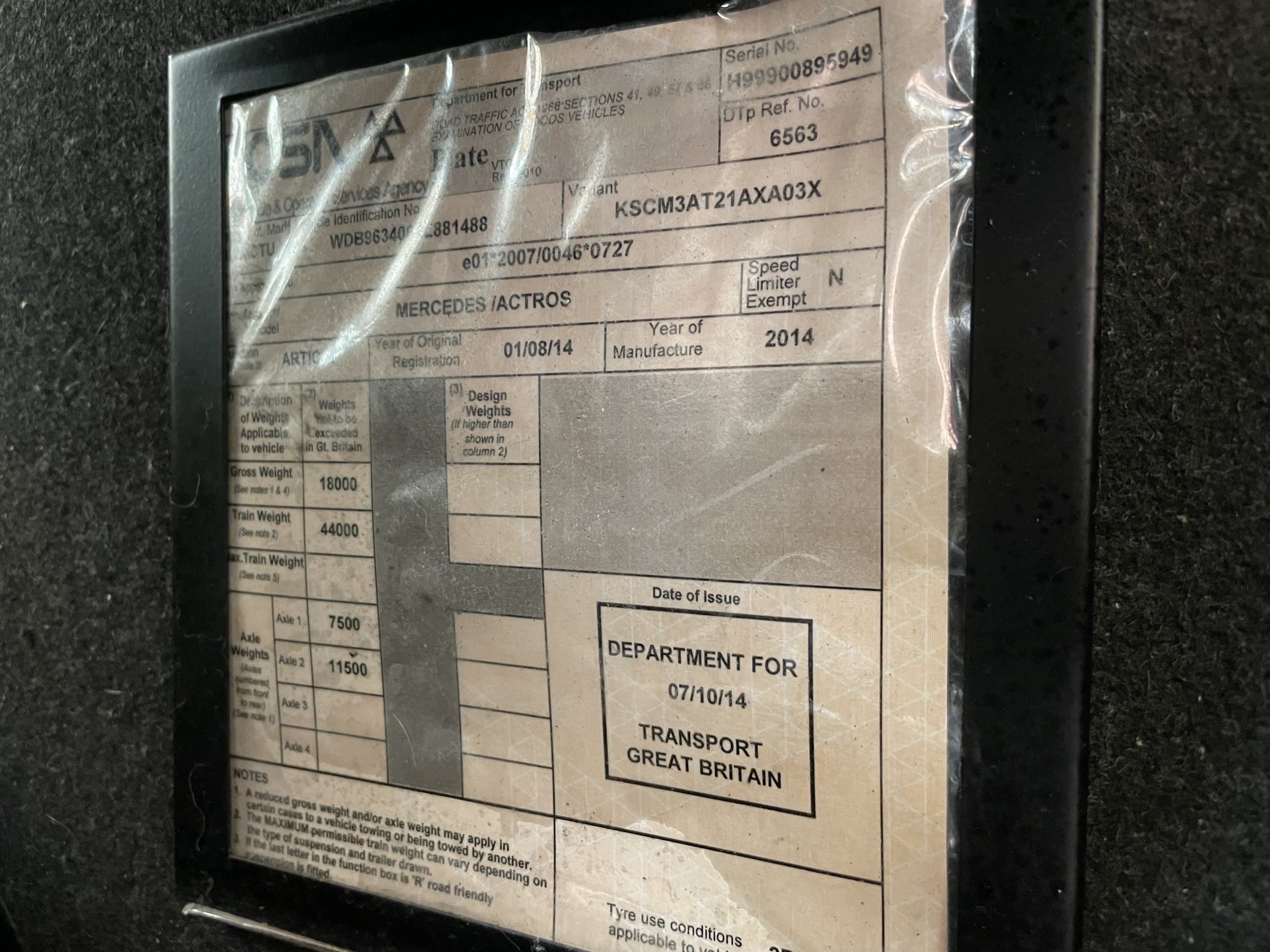 MERCEDES ACTROS 1842 *EURO 6* STREAMSPACE LOW RIDE, 4X2 TRACTOR UNIT ...