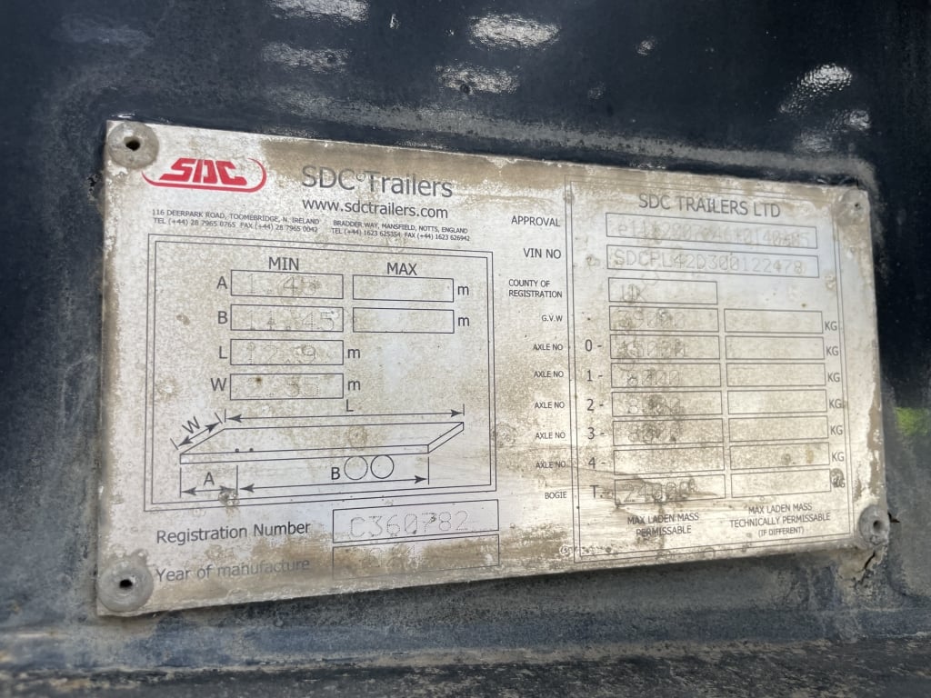 DENNISON MULTI PURPOSE SPLITTER SKELETAL TRAILERS – 2011 – C325940 ...