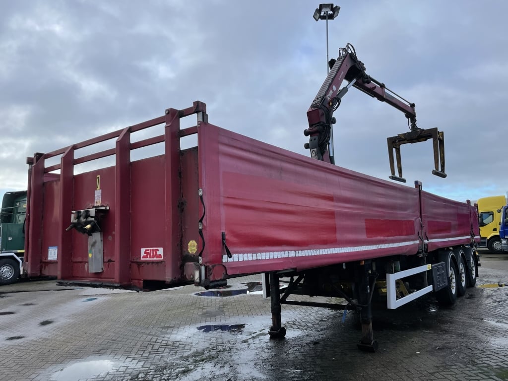 CRANE FRUEHAUF 70 CU-YD ALUMINIUM PLANK SIDED SLOPER BULK TIPPING ...