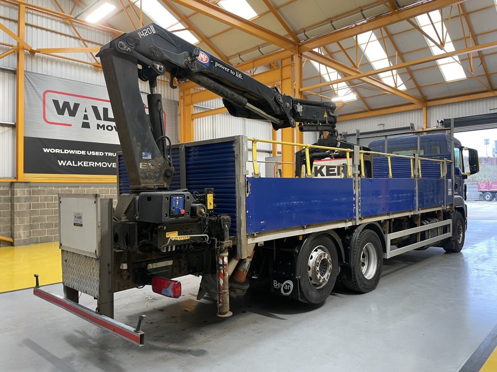 MAN TGS 26.360, 6X2 26 TONNE DRAWBAR SPEC BRICK GRAB - 2014 - DG14 SMO ...