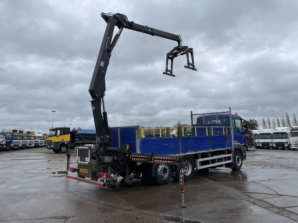 MAN TGS 26.360, 6X2 26 TONNE DRAWBAR SPEC BRICK GRAB - 2014 - DG14 SFV ...