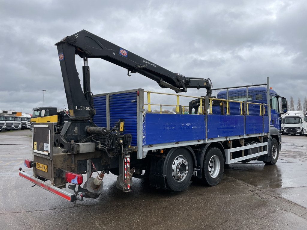 MAN TGS 26.360, 6X2 26 TONNE DRAWBAR SPEC BRICK GRAB - 2014 - DG14 SFV ...