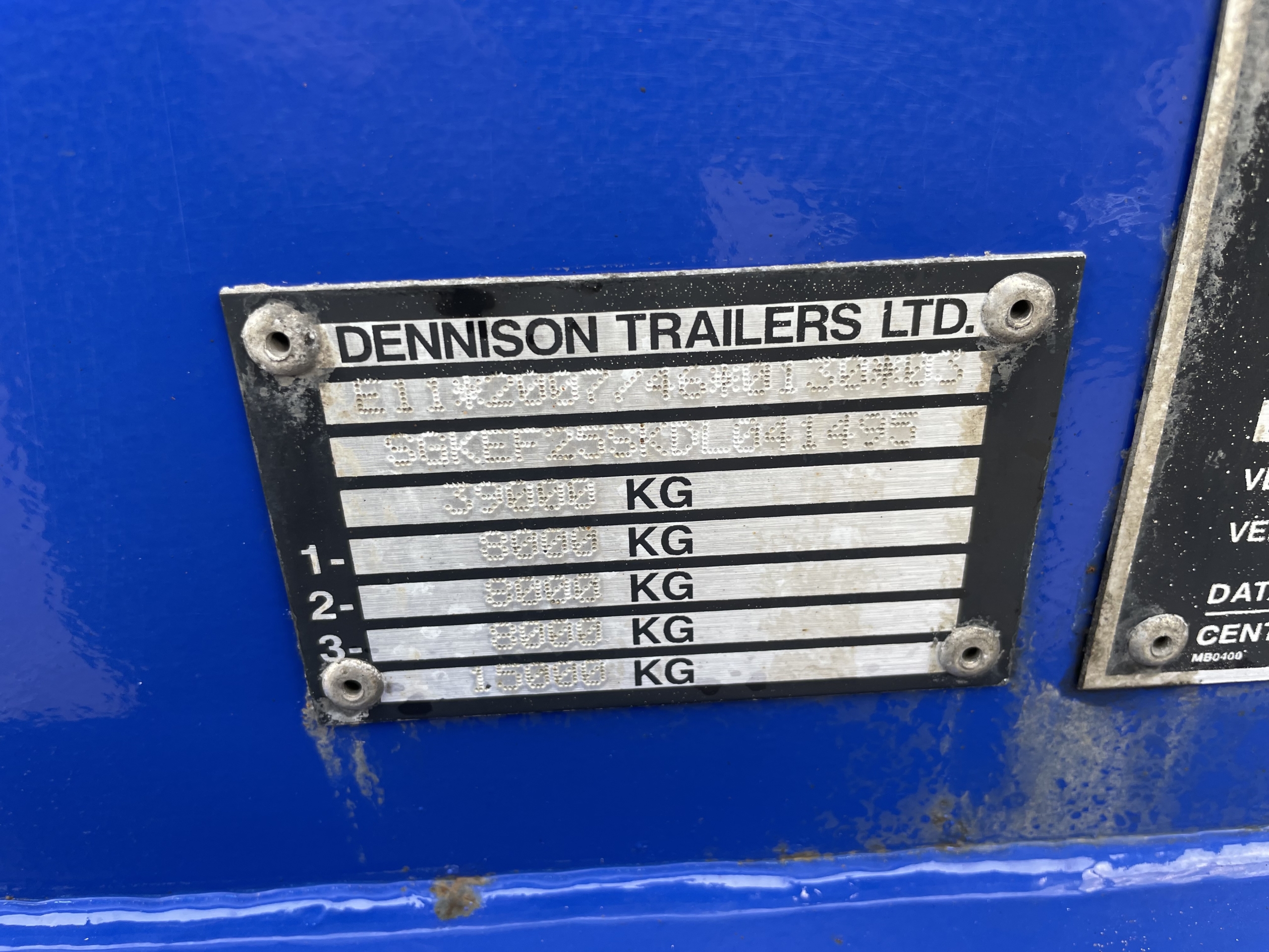 DENNISON LOCK AND GO SLIDING SKELETAL TRAILER – 2013 – C359585 - Walker ...