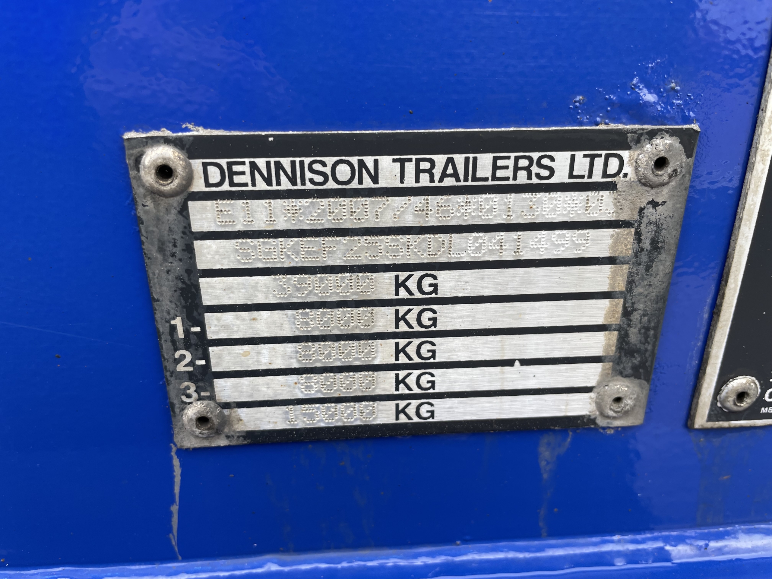 DENNISON LOCK AND GO SLIDING SKELETAL TRAILER – 2013 – C359589 - Walker ...