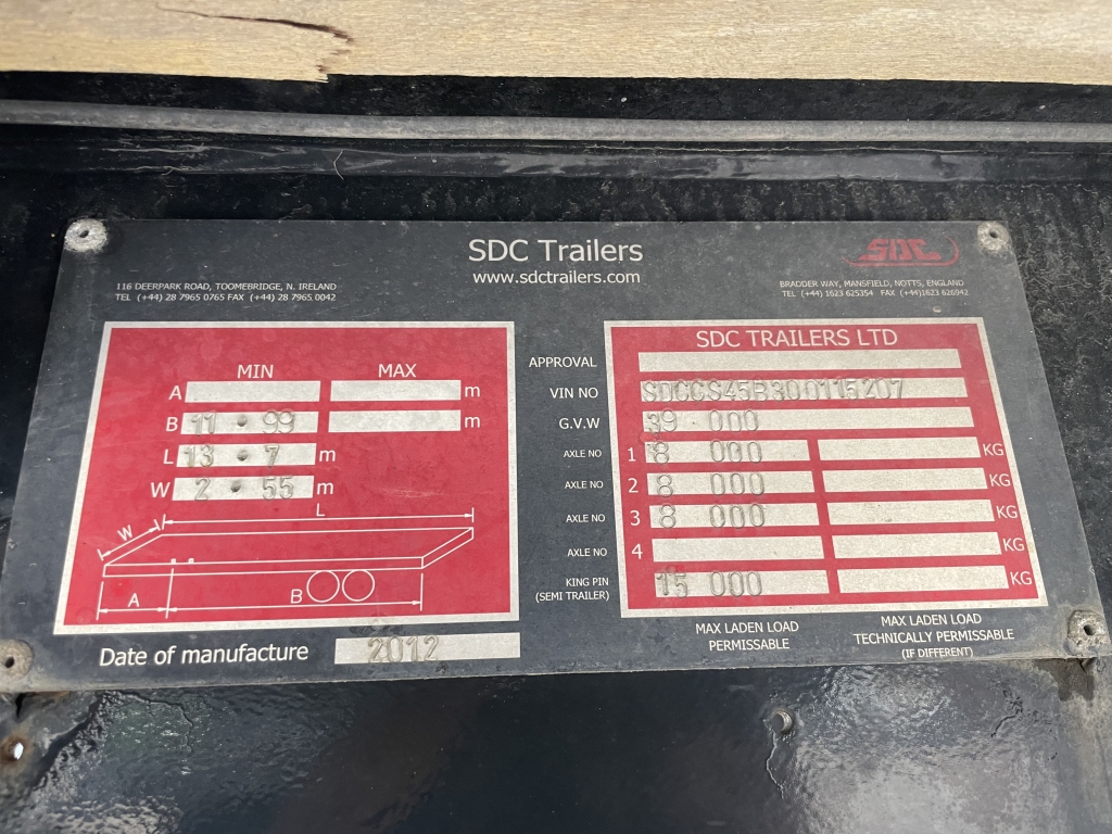 DENNISON MULTI PURPOSE SPLITTER SKELETAL TRAILERS - 2008 - C262829 ...