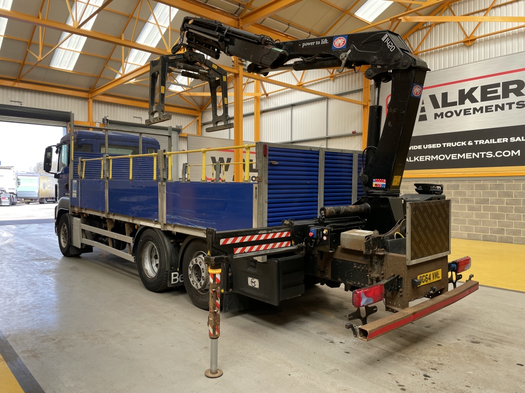 MAN TGM 18.250 *EURO 6* 4X2 18 TONNE BRICK GRAB – 2015 – DK15 ZDE ...