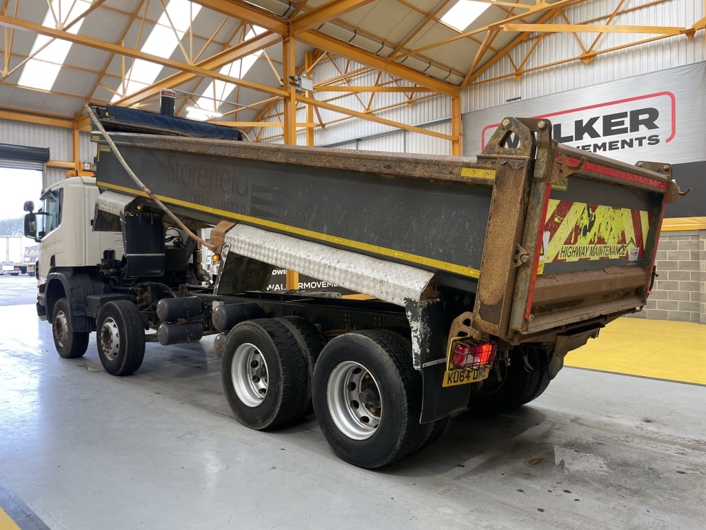 MAN TGA 26.350, 6X2 DRAWBAR SPEC ALUMINIUM INSULATED TIPPER/CRANE ...