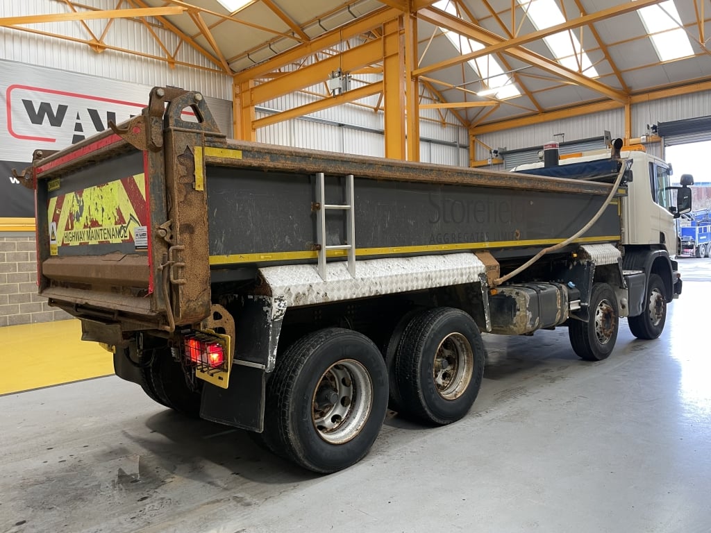 MAN TGA 26.350, 6X2 DRAWBAR SPEC ALUMINIUM INSULATED TIPPER/CRANE ...