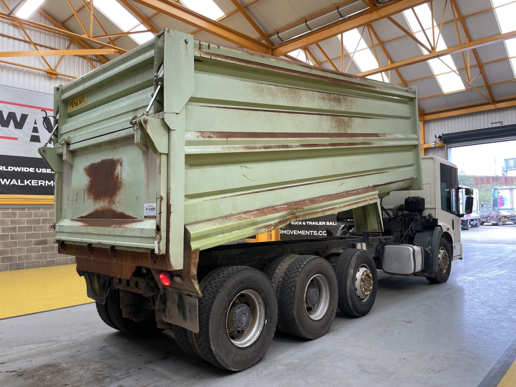 MAN TGA 26.350, 6X2 DRAWBAR SPEC ALUMINIUM INSULATED TIPPER/CRANE ...