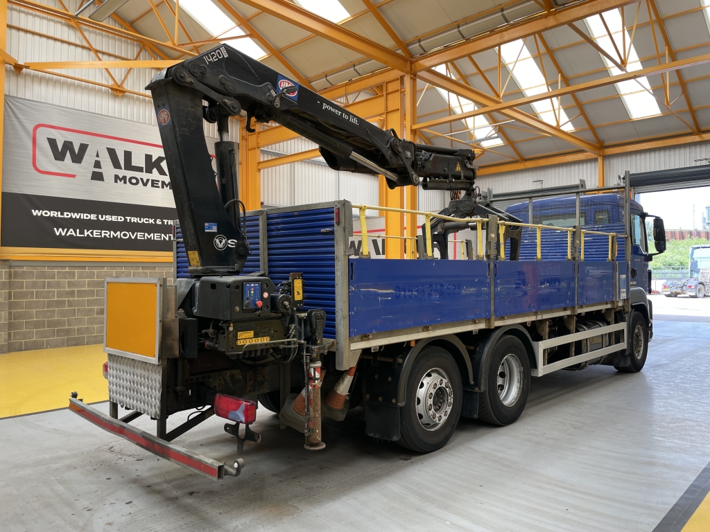 MAN TGS 26.360, 6X2 26 TONNE DRAWBAR SPEC BRICK GRAB - 2014 - DG14 SFV ...