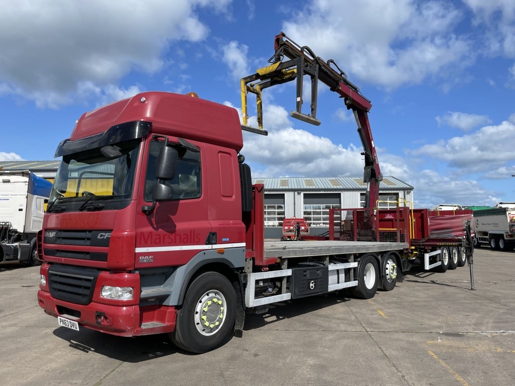DAF CF 330 *EURO 6* 6X2 TIPPER/CRANE - 2014 - HT14 OAG - Walker Movements