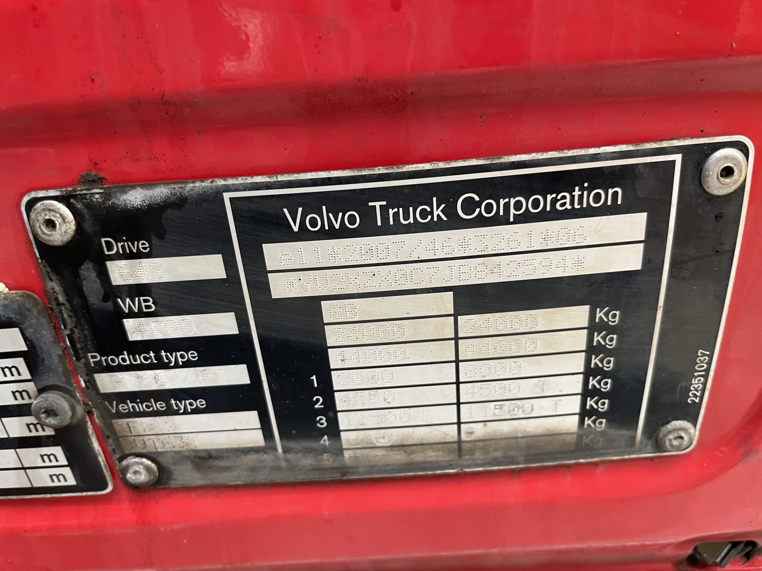 VOLVO FM 450 *EURO 6* ADR SPEC 6X2 TRACTOR UNIT – 2017 – YJ67 LHX ...