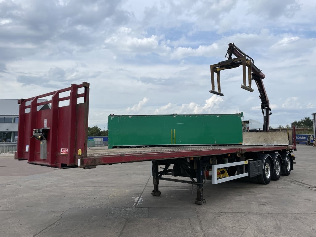 CRANE FRUEHAUF 65 CU-YD ALUMINIUM PLANK SIDED SLOPER BULK TIPPING ...