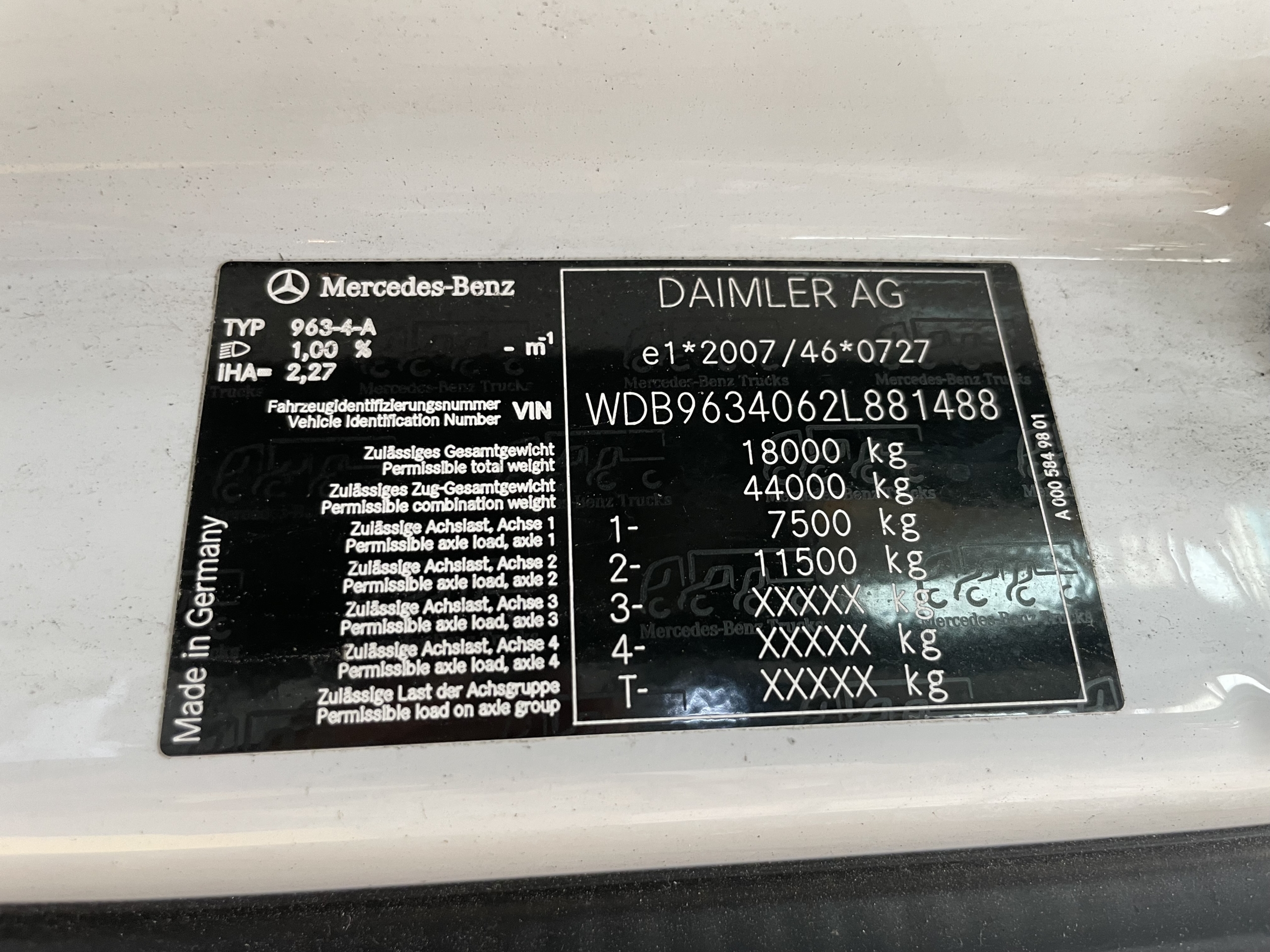 MERCEDES ACTROS 1842 *EURO 6* STREAMSPACE LOW RIDE, 4X2 TRACTOR UNIT ...