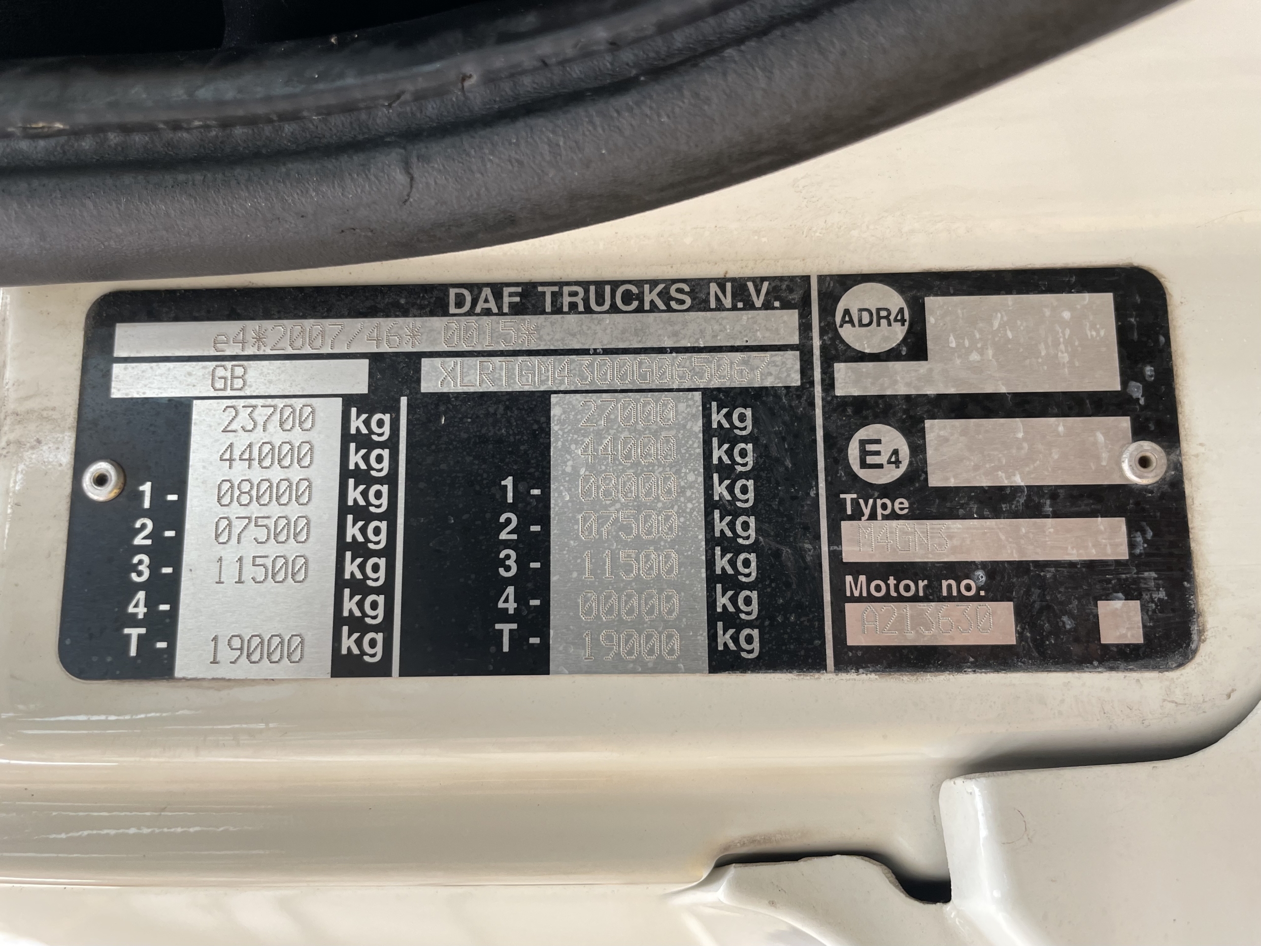 DAF CF460 *EURO 6* SPACE CAB 6X2 TRACTOR UNIT - 2015 - FD15 AAF ...