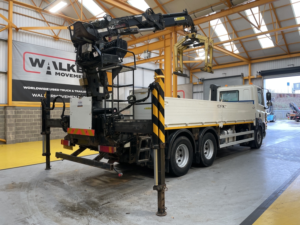 VOLVO FH 440 EURO 5, 6X2 DRAWBAR BRICK/CRANE AND TRAILER – 2008 – JP57 ...