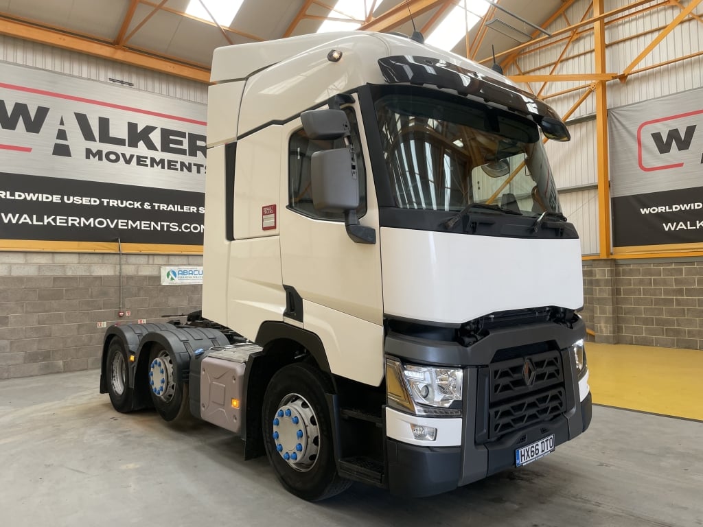 RENAULT T460 COMFORT *EURO 6* 6X2 TRACTOR UNIT – 2016 – HX66 DTO ...