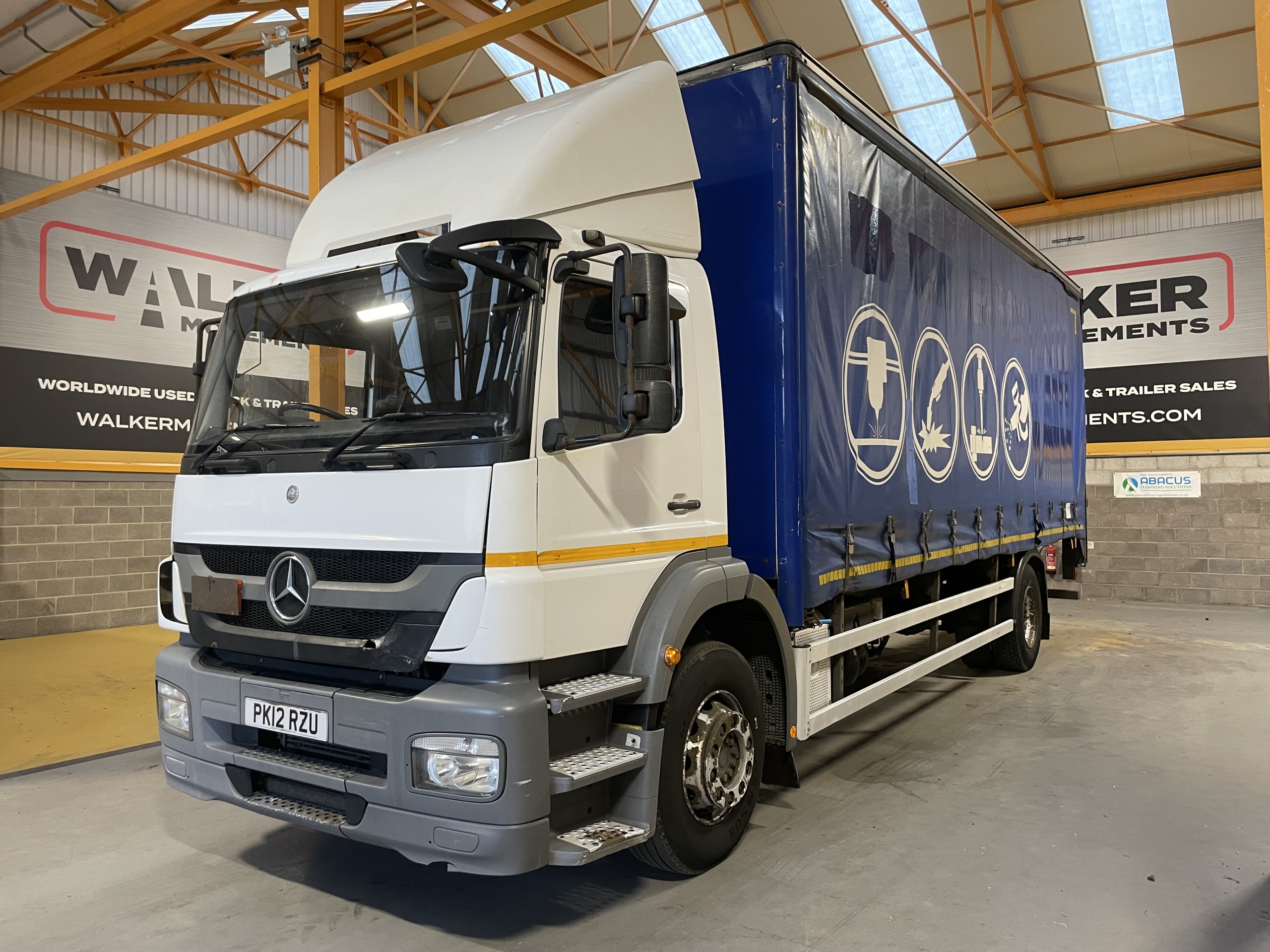 MERCEDES BENZ AXOR 1824, EURO 5, 4X2 CURTAINSIDER – 2012 – PK12 RZU ...