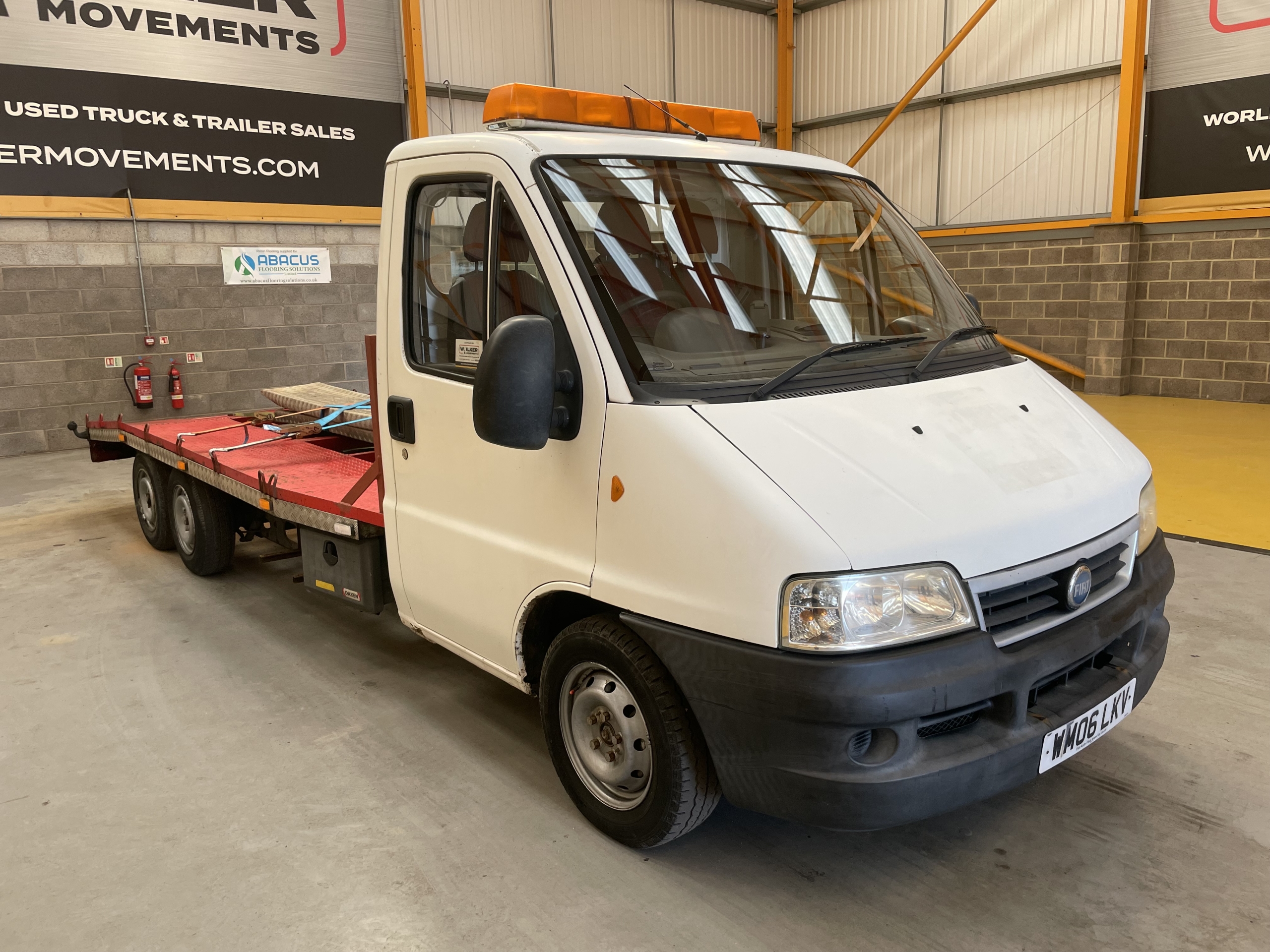FIAT DUCATO JTD 130 FLATBED RECOVERY TRUCK 2006 WM06 LKV Walker