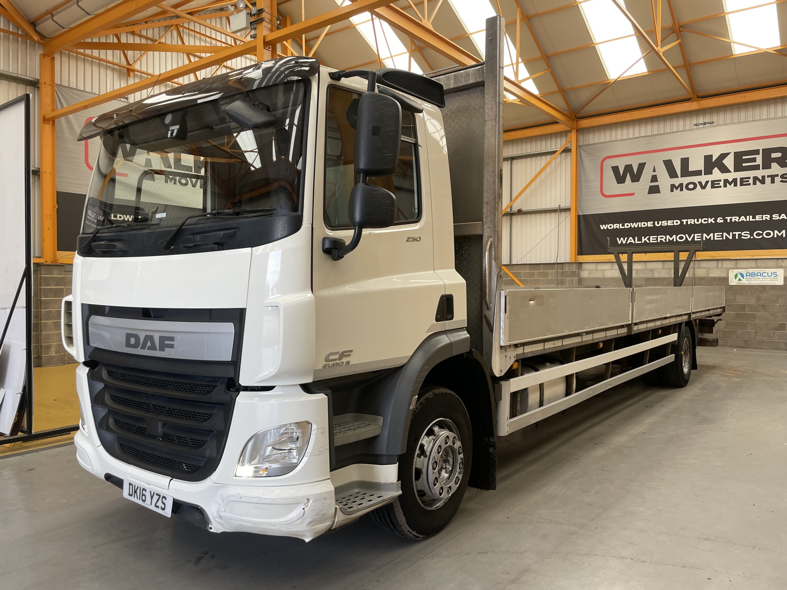 DAF CF250 *EURO 6*, 4X2 DROPSIDE FLATBED – 2016 – DK16 YZS - Walker Movements