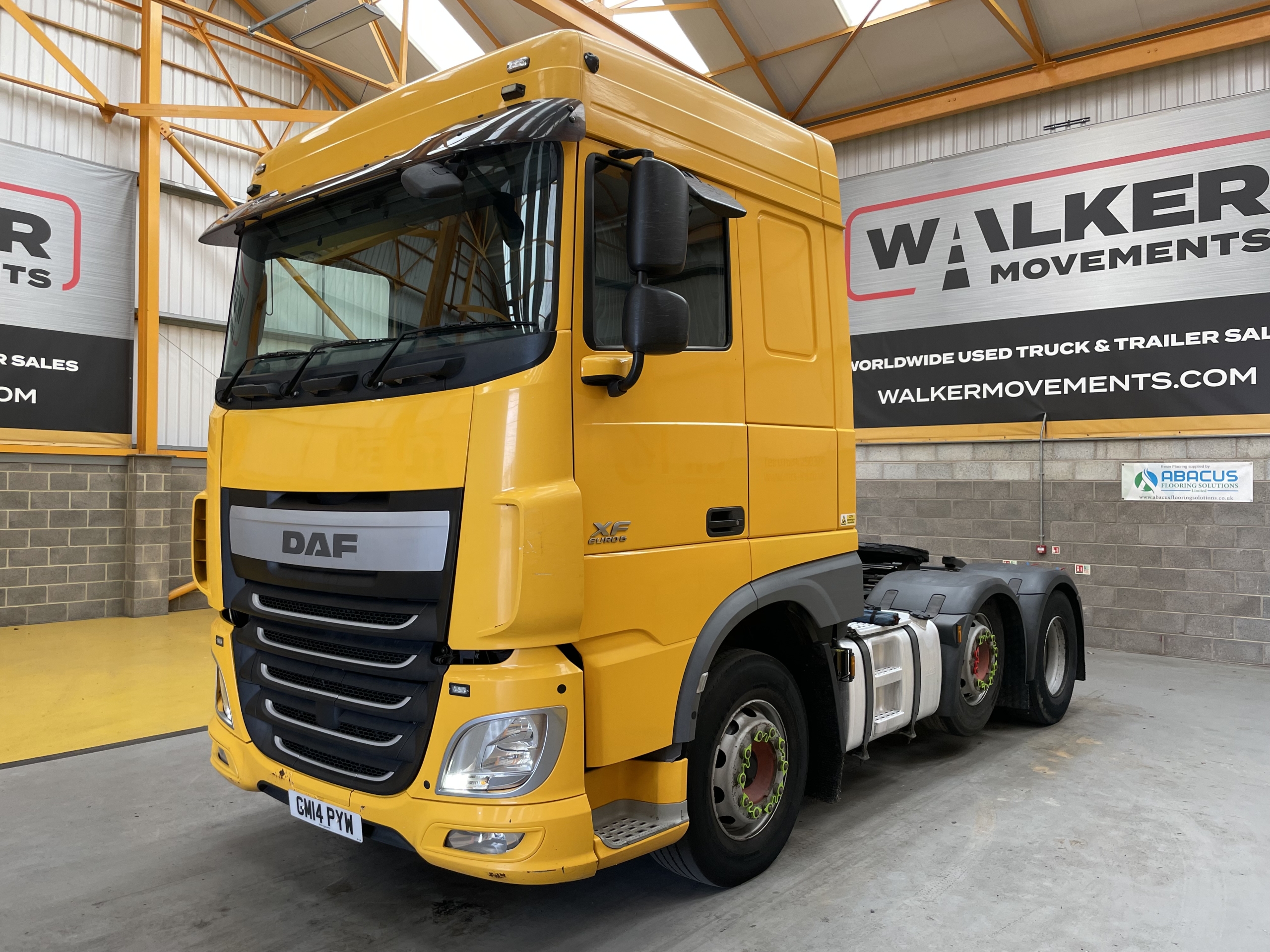DAF XF106 *EURO 6* 6X2 TRACTOR UNIT – 2014 – GM14 PYW - Walker Movements
