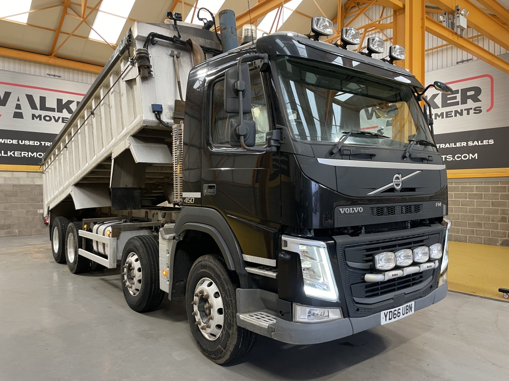 VOLVO FM 450 *EURO 6* 8X4 ALUMINIUM AGGREGATE TIPPER - 2016 - YD66 UBN ...