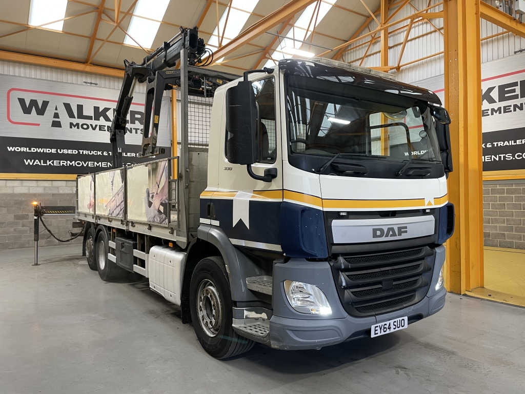 DAF CF 330 *EURO 6* 6X2 26 TONNE BRICK GRAB - 2015 - EY64 SUO - Walker ...