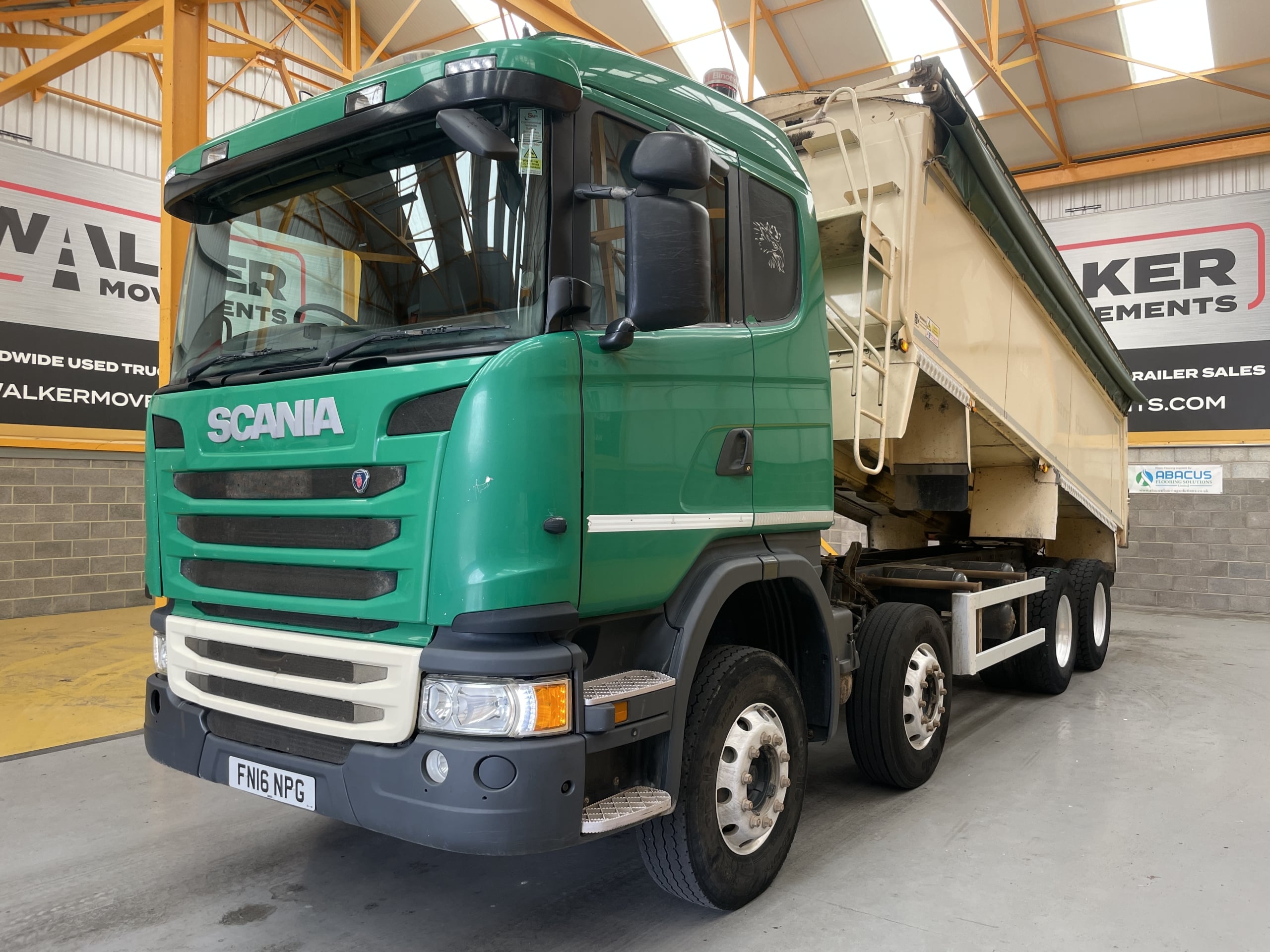 SCANIA G410 *EURO 6*, 8X4 ALUMINIUM INSULATED TIPPER – 2016 – FN16 NPG ...