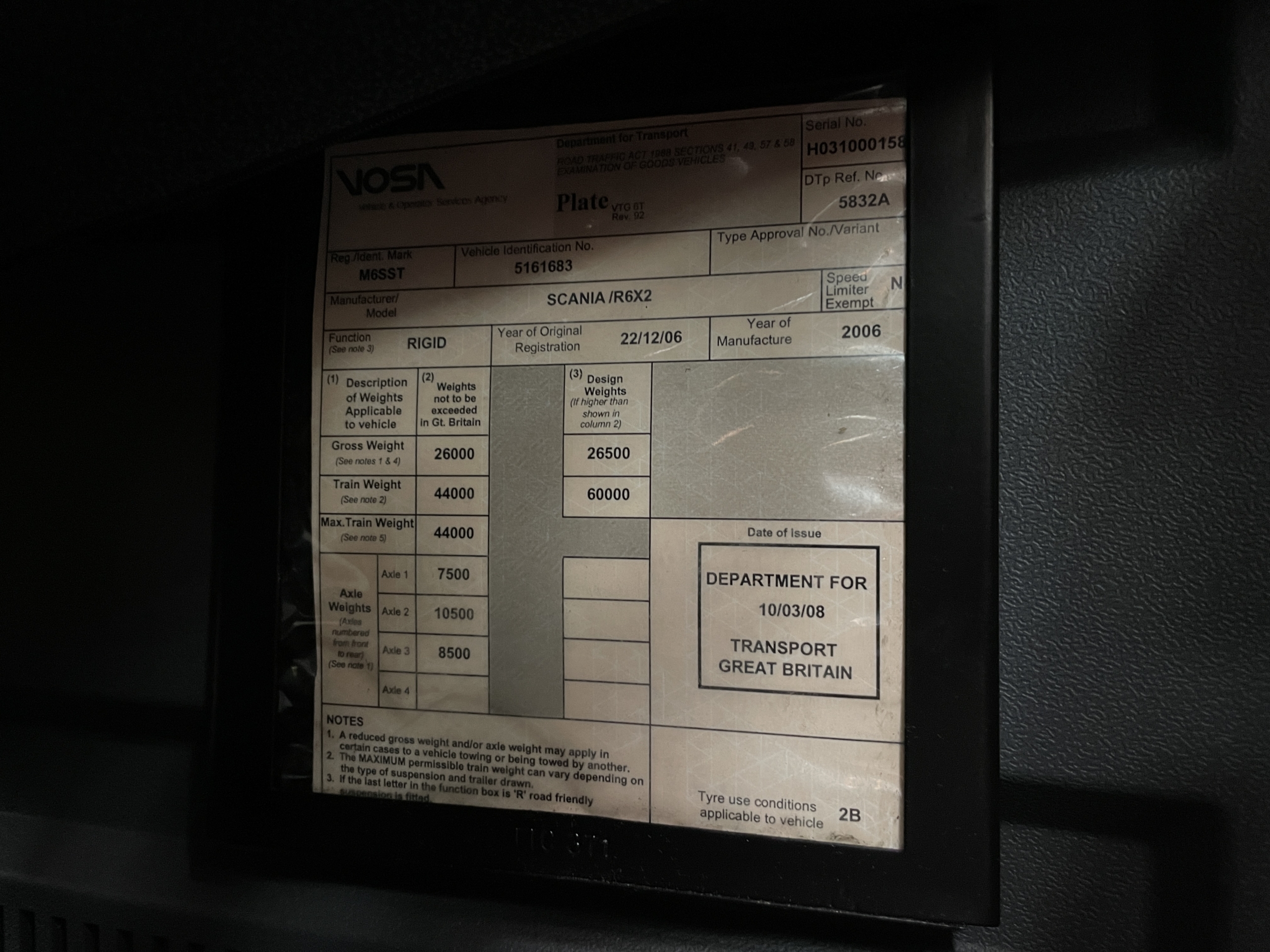 SCANIA R420 TOPLINE 6X2, 26 TONNE DRAWBAR SPEC CURTAINSIDER - 2007 ...