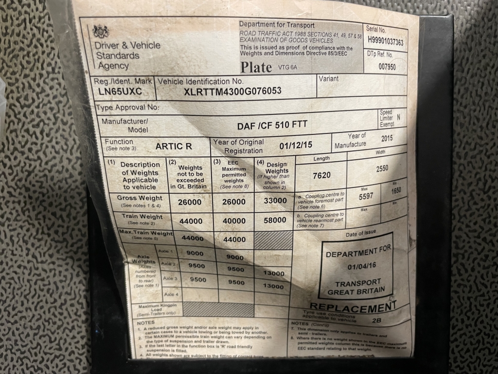 Used DAF Trucks for Sale | DAF Trucks for Sale UK - Walker Movements