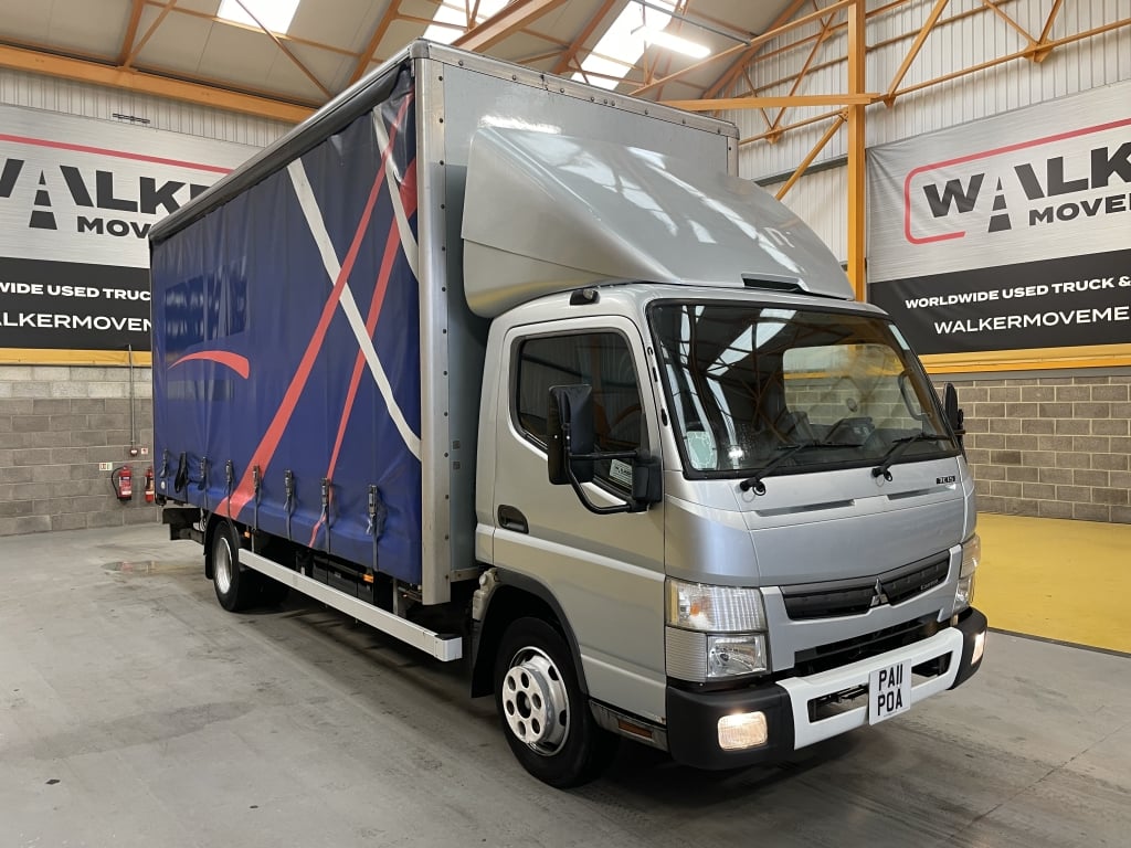 MITSUBISHI FUSO CANTER 7C15 7.5 TONNE CURTAINSIDER - 2018 - PA11 POA - Walker Movements