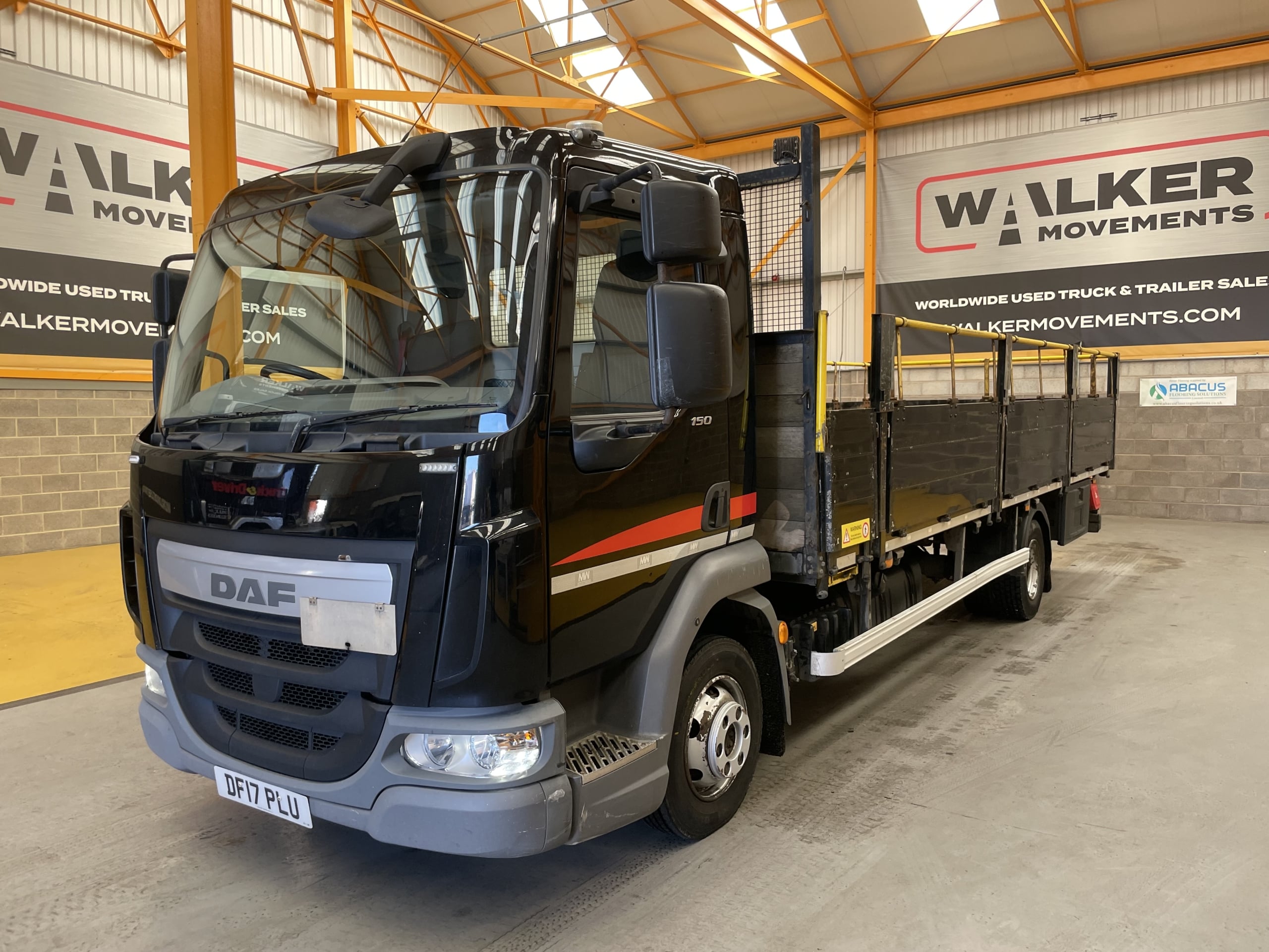 DAF LF 150 *EURO 6*, 7.5 TONNE 4X2 DROPSIDE FLATBED - 2017 - DF17 PLU ...