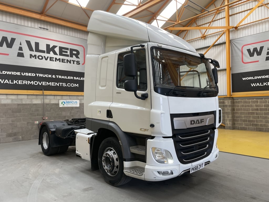 DAF CF450 *EURO 6*, 4X2 TRACTOR UNIT - 2018 - PK68 ZVT - Walker Movements